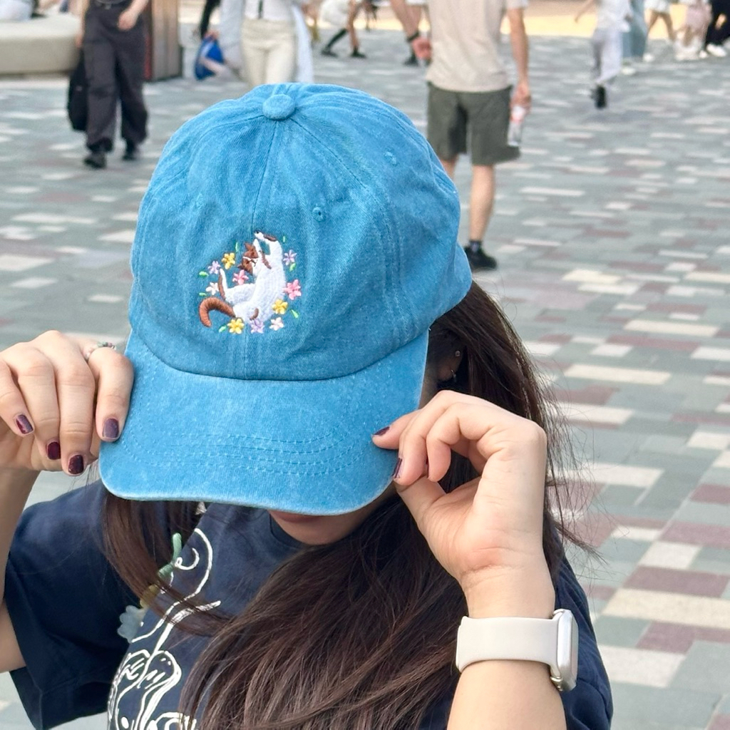 little cap หมวกปักลาย | Shopee Thailand