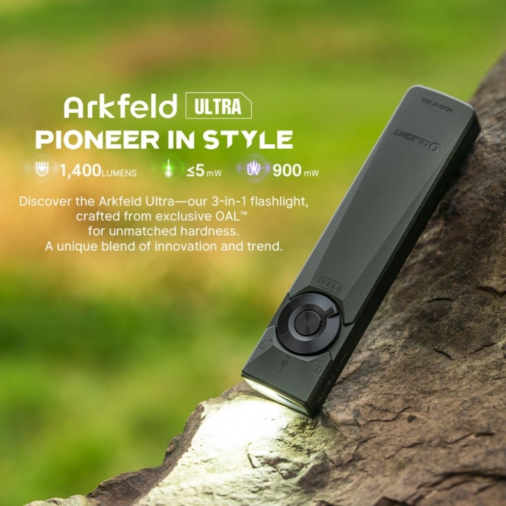 ไฟฉาย OLIGHT Arkfeld Ultra 3-in-1 EDC O-aluminum Material | Shopee Thailand