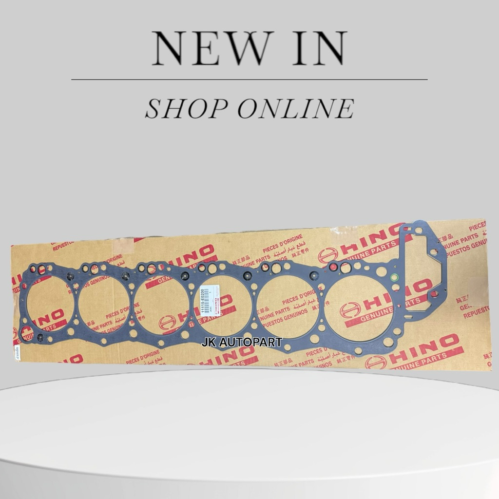 ปะเก็นฝาสูบ HINO MEGA JO8E รหัส 11115-E0200 เกรด OEM แท้ๆ ประเก็นสูบฮี ...
