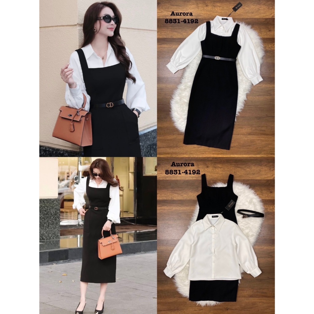 AURORA Set 3ชิ้น : Setเสื้อเชิ้ตทรงปล่อยๆ(*สอบถามสต๊อกก่อนกดสั่งน๊า) | Shopee Thailand