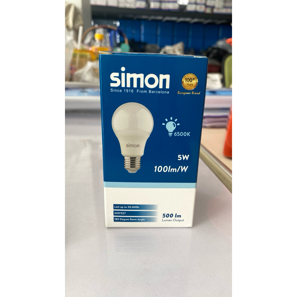 หลอดไฟ LED ของ Simon หลอดไฟ LED Bulb รุ่น A60/E27 ขนาด 5 วัตต์ ให้ความ ...