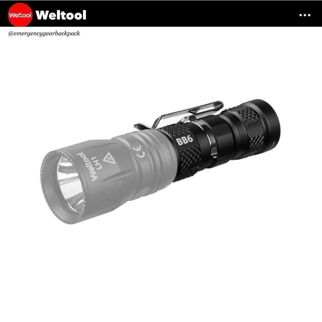 Weltool LH1 Tactical Flashlight (Customizable Parts) | Shopee Thailand