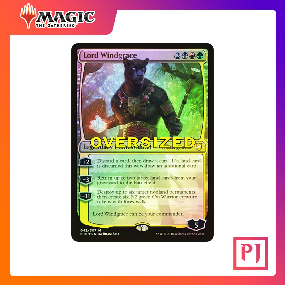 [MTG] Lord Windgrace (Oversized) [C18] [MULTI] [MYTHIC] [FOIL] [ENG ...