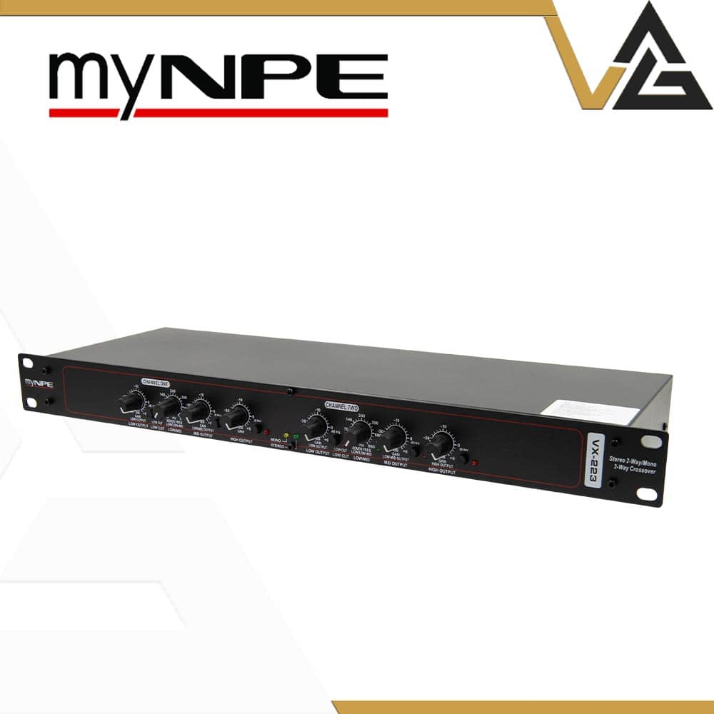 my NPE VX-223 ครอสโอเวอร์ แยกเสียง 2ทาง สเตอริโอ 3ทาง โมโน เครื่องเสียง Crossover 2-3Way Stereo ...