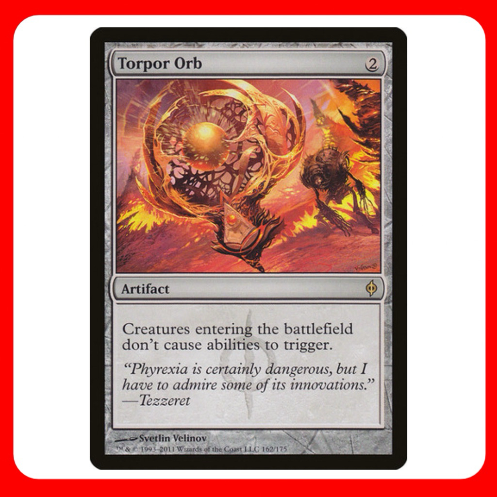 [MTG] Torpor Orb [NPH] [ARTIFACT] [RARE] [NORMAL] [ENG] (การ์ดเมจิค / Magic the Gathering) [EDH ...