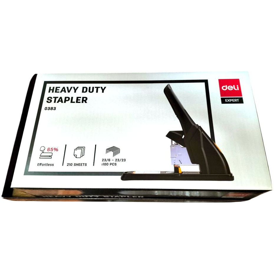 เครื่องเย็บกระดาษ เข้าเล่ม Deli 0383 Heavy Duty Stapler | Shopee Thailand