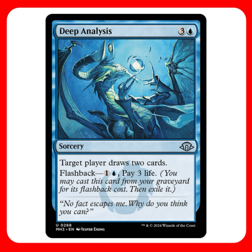 [MTG] Deep Analysis [MH3] [BLUE] [UNCOM] [NORMAL] [ENG] (การ์ดเมจิค ...