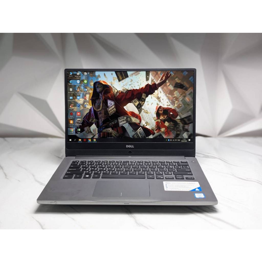 second hand notebook DellP74G001 CPU i7 7500U 2.90ghz RAM 8 GB Ssd 512 ...