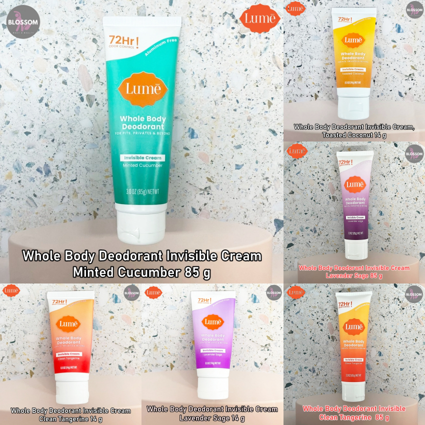 Lume - Whole Body Deodorant Invisible Cream ครีมระงับกลิ่นกาย | Shopee ...