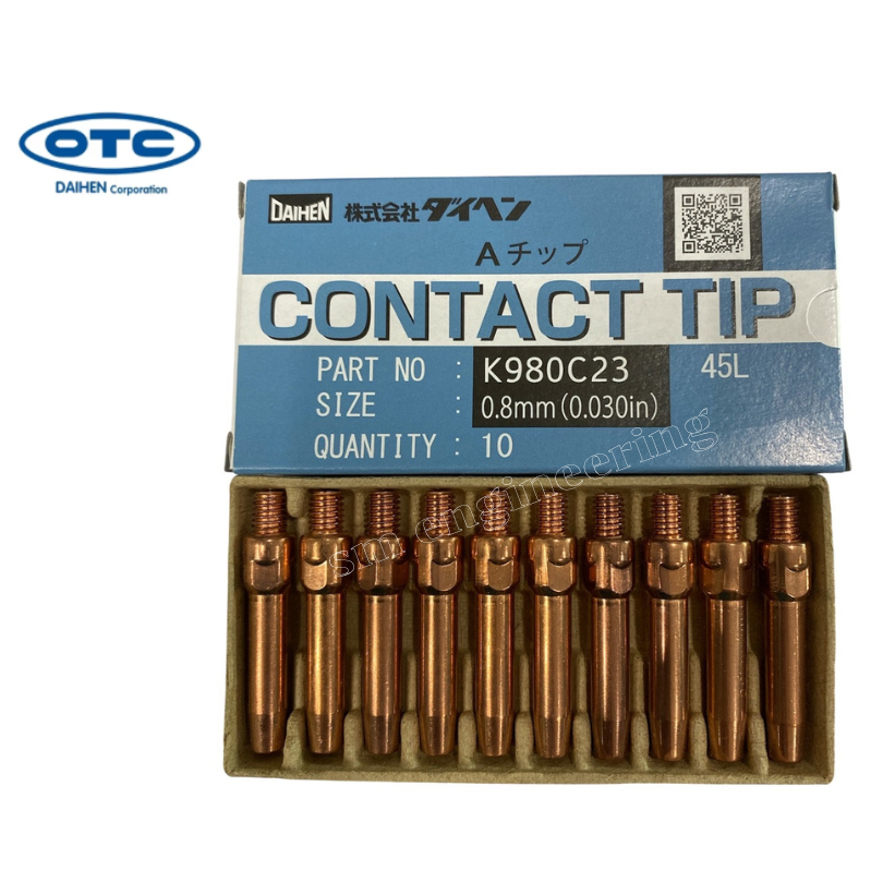 CONTACT TIP 0.8,0.9,1.2,1.4,1.6 OTC DAIHEN คอนแทคทิป 0.8,0.9,1.2,1.4,1. ...