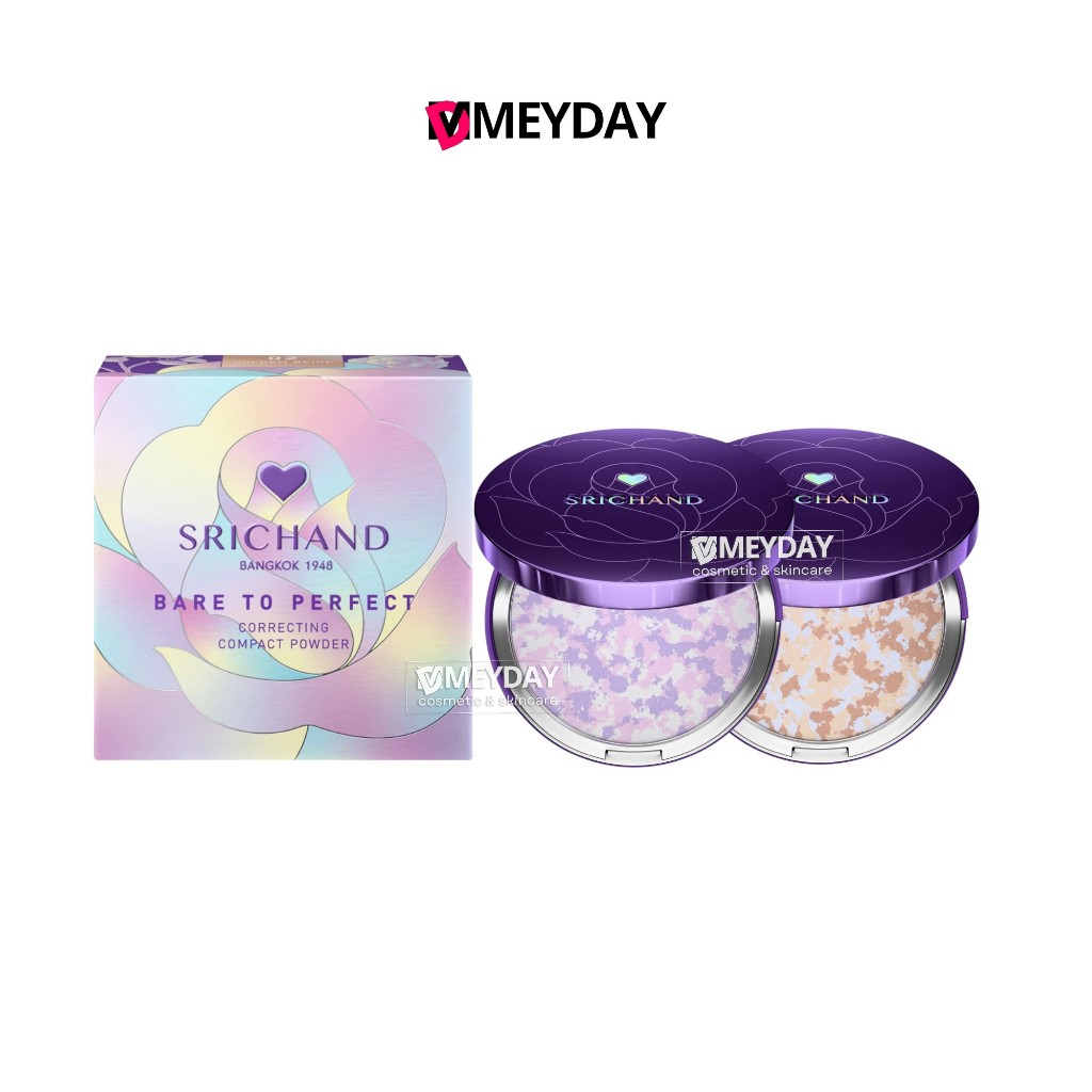 Srichand Bare To Perfect Correcting Compact Powder ศรีจันทร์ แบร์ ทู เพ ...