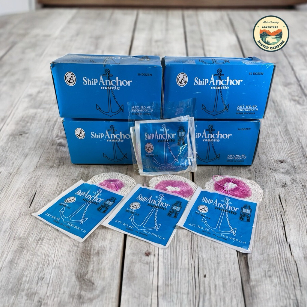 🔥พร้อมส่ง🔥ไส้ตะเกียง ตราสมอ Ship Anchor mantle ART.No.4D ขนาด 500/600CP ...