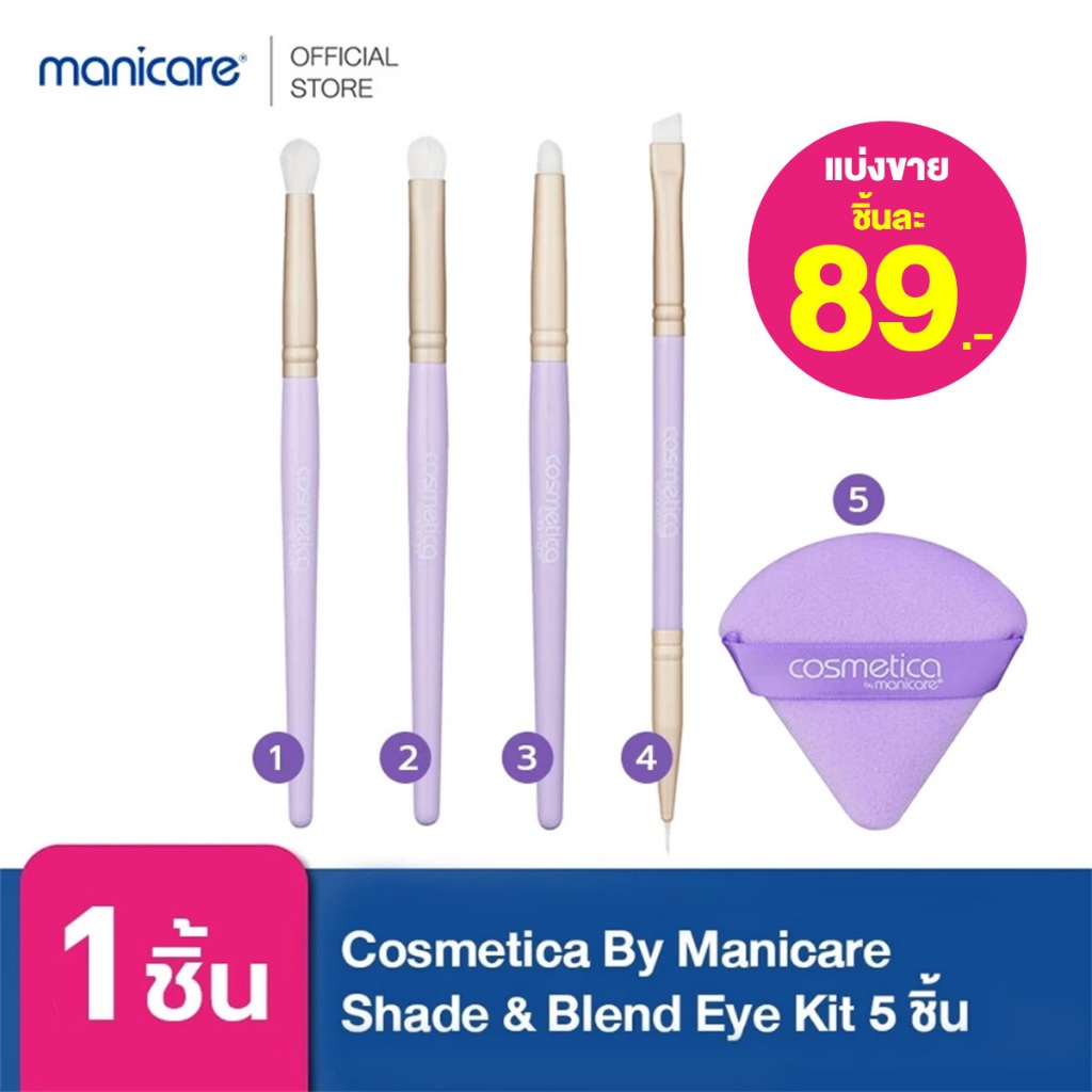 Manicare Cosmetica By Manicare M24051 Shade & Blend Eye Kit 5 ชิ้น เซต ...