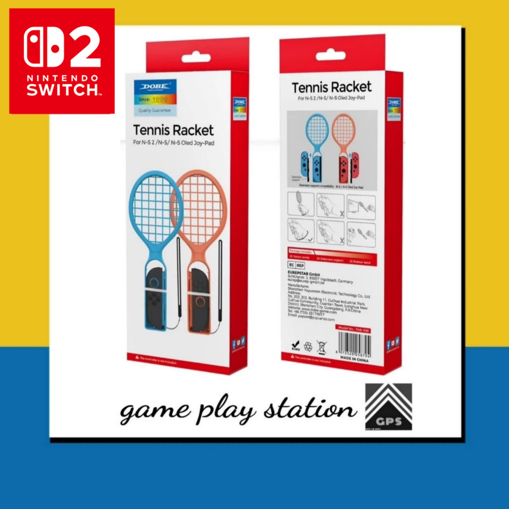 Ns2 nintendo switch 2 dobe tennis racket for Joy con | Shopee Thailand