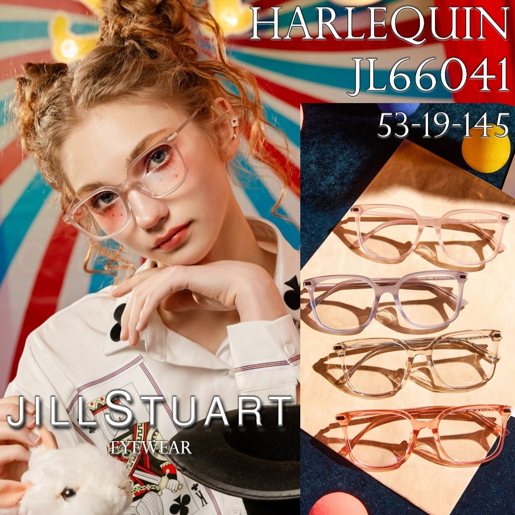 JILL STUART กรอบแว่นสายตา รุ่น Harlequin JL66041 C01 C02 C03 C04 [TR/β-Titanium] ขนาดกรอบ 53 มม. ...