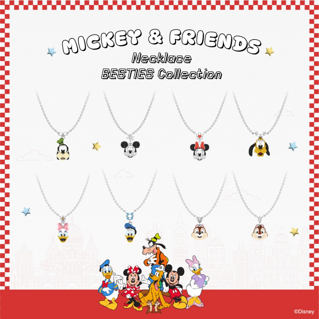 MYSTIC - Bestie Collection - Necklace Mickey and Friends | Shopee Thailand