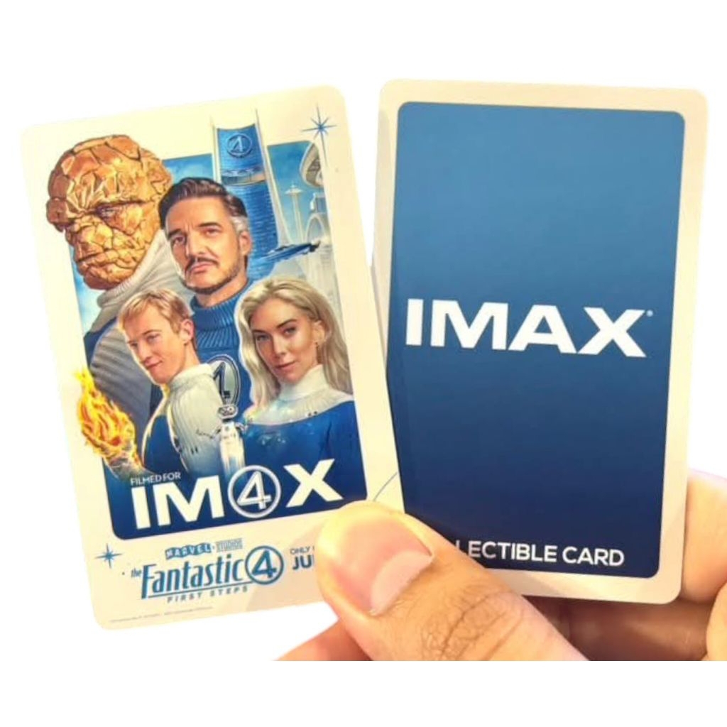 บัตรแข็ง IMAX Collectible Card Fantastic 4 First Steps แฟนตาสติคโฟร์ ...