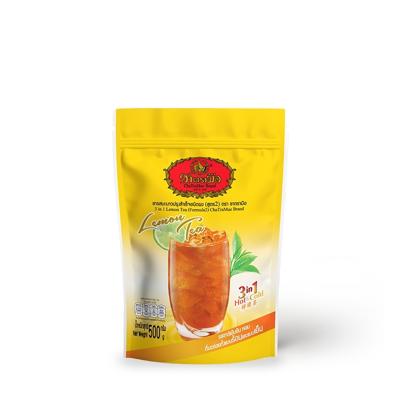 Cha Tra Mue ชาตรามือ 3in1 พร้อมชง ชาปรุงสำเร็จ ชามะนาว ชาไทย ชาเขียว ...