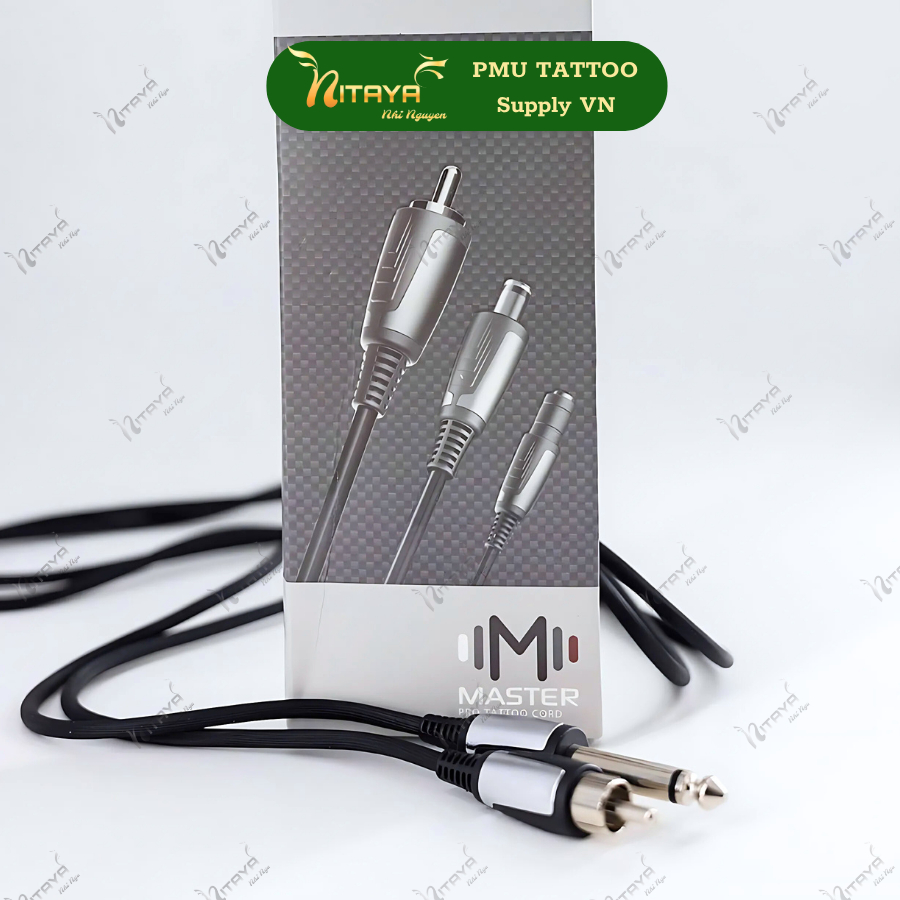 สาย RCA EZ สำหรับเครื่องสัก PMU – เชื่อมต่อแน่นหนา ไร้สัญญาณรบกวน ...