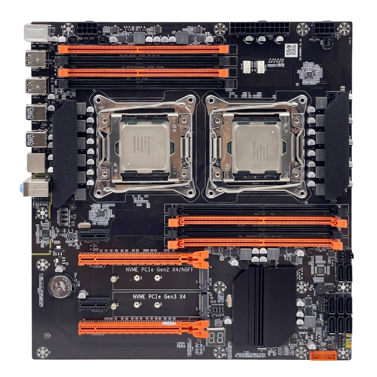X99 Dual Xeon E5 2686V4 Set Dual CPU MB Cooler Memory ชุด 36/72 Core ...