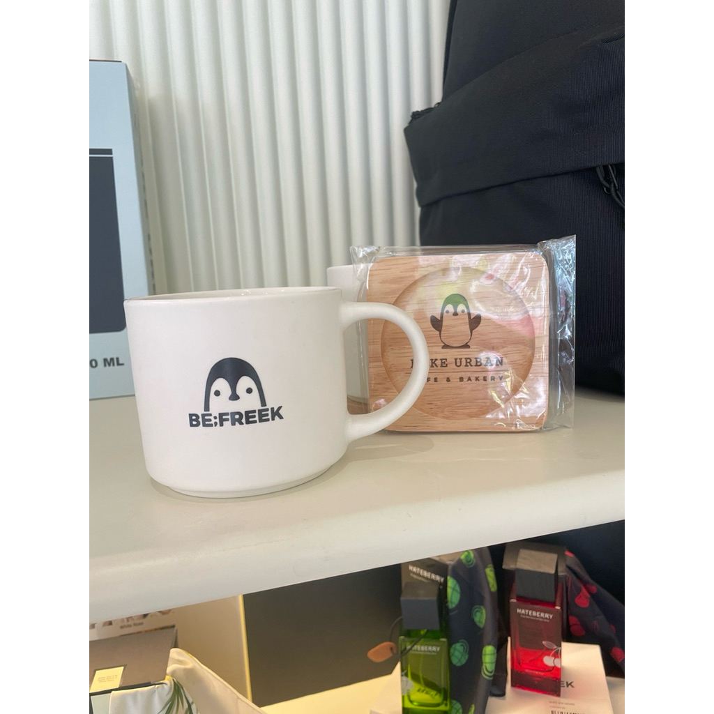 แก้วมัค bake urban รุ่น คอลแลป กับ be;freek ฟรีที่รองแก้ว(ส่ง พุธ 13 สค ...