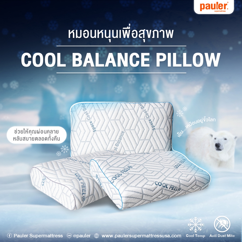 เซทหมอนสุขภาพซีรีส์ COOL BALAND รวม 3 ใบ!!! หมอนนอนเย็นสุดล้ำ หลับสบาย ...