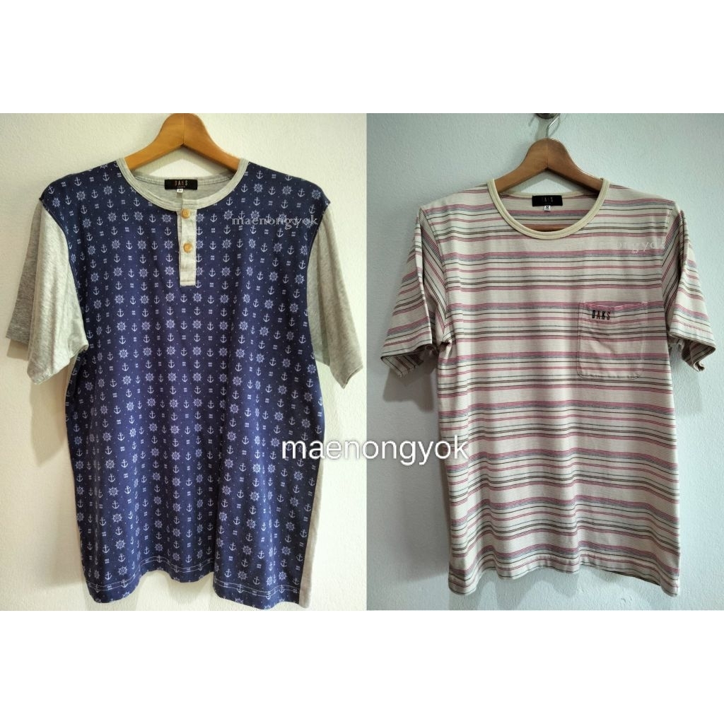 เสื้อยืดคอกลม DAKS -ENGLAND(M) ขนาดMedium | Shopee Thailand