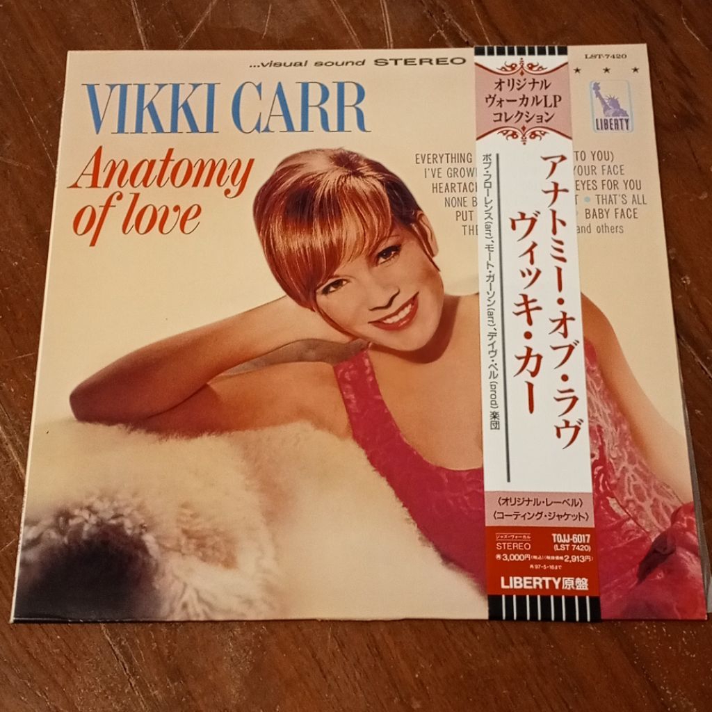 แผ่นเสียงอัลบั้ม "Anatomy of Love" ของ Vikki Carr(สภาพแผ่นNM) | Shopee ...