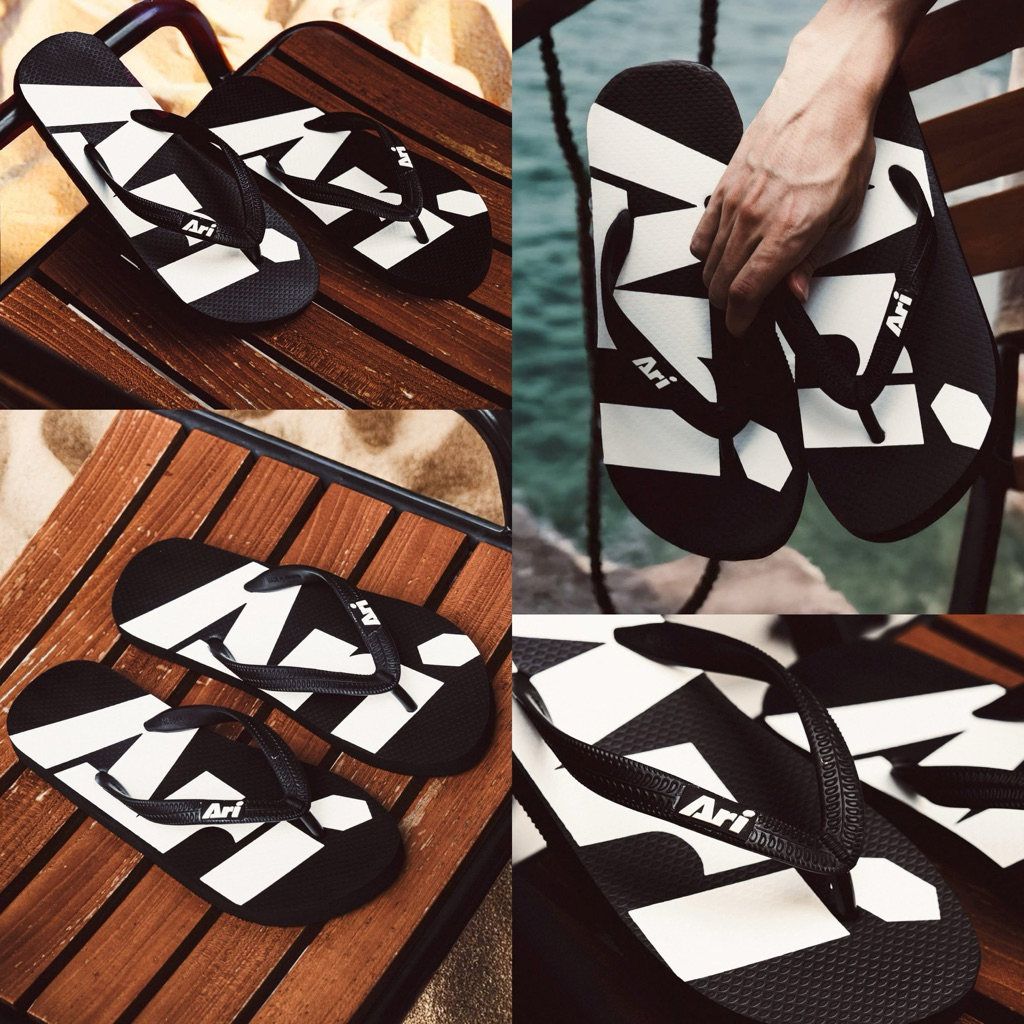 รองเท้าแตะหูหนีบ ARI FLIP FLOP SANDALS ของแท้ | Shopee Thailand