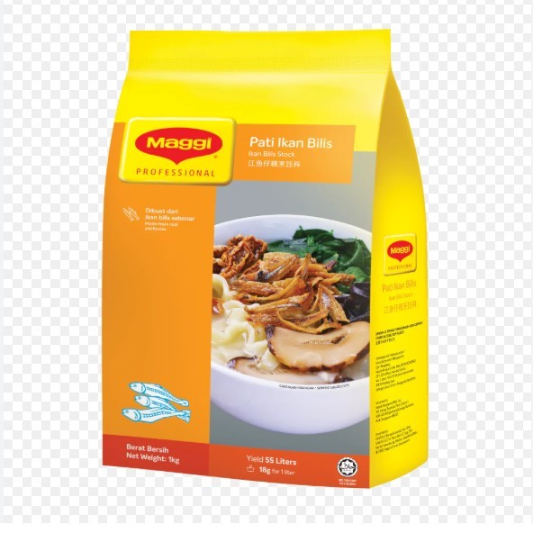 ผงซุปปลา แม็กกี้ Maggi Fish Bilis Stock 1kg Maggi Anchovies Stock ...
