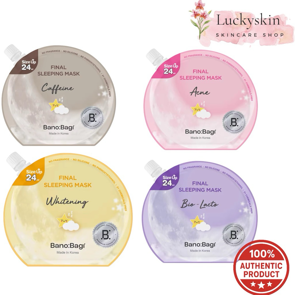 พร้อมส่ง BANOBAGI Final Sleeping Mask บาโนบากิ สลีปปิ้งมาสก์ 23ml (Acne ...