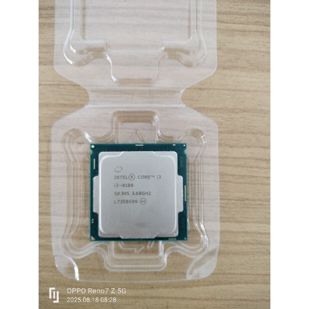 CPU i3-8100 / 3.60Ghz / 4C 4T / LGA1151 V2 ใช้งานปกติ เทสก่อนส่ง ...