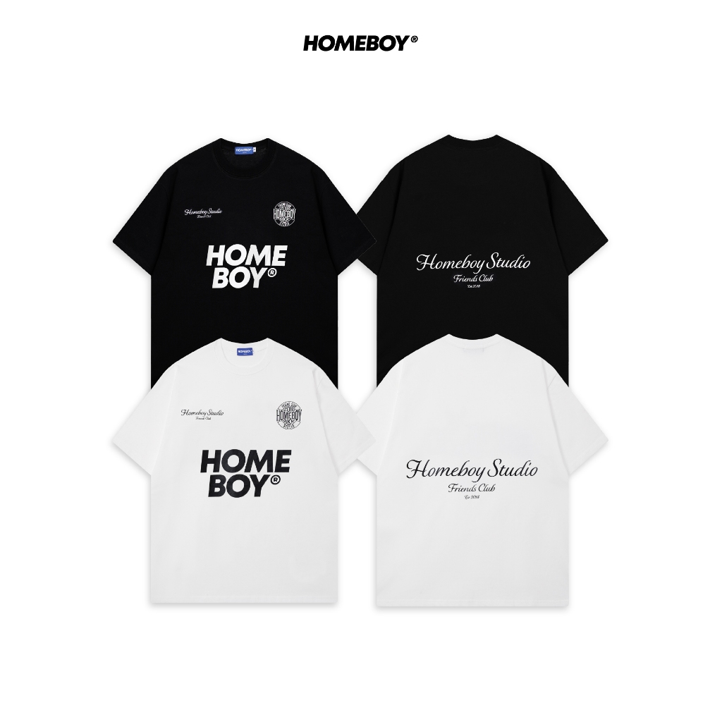️[ส่งเร็ว กทม. 1 วัน] ️HOMEBOY เสื้อ UNISEX รุ่น HB.FRIENDS.HONEST ...