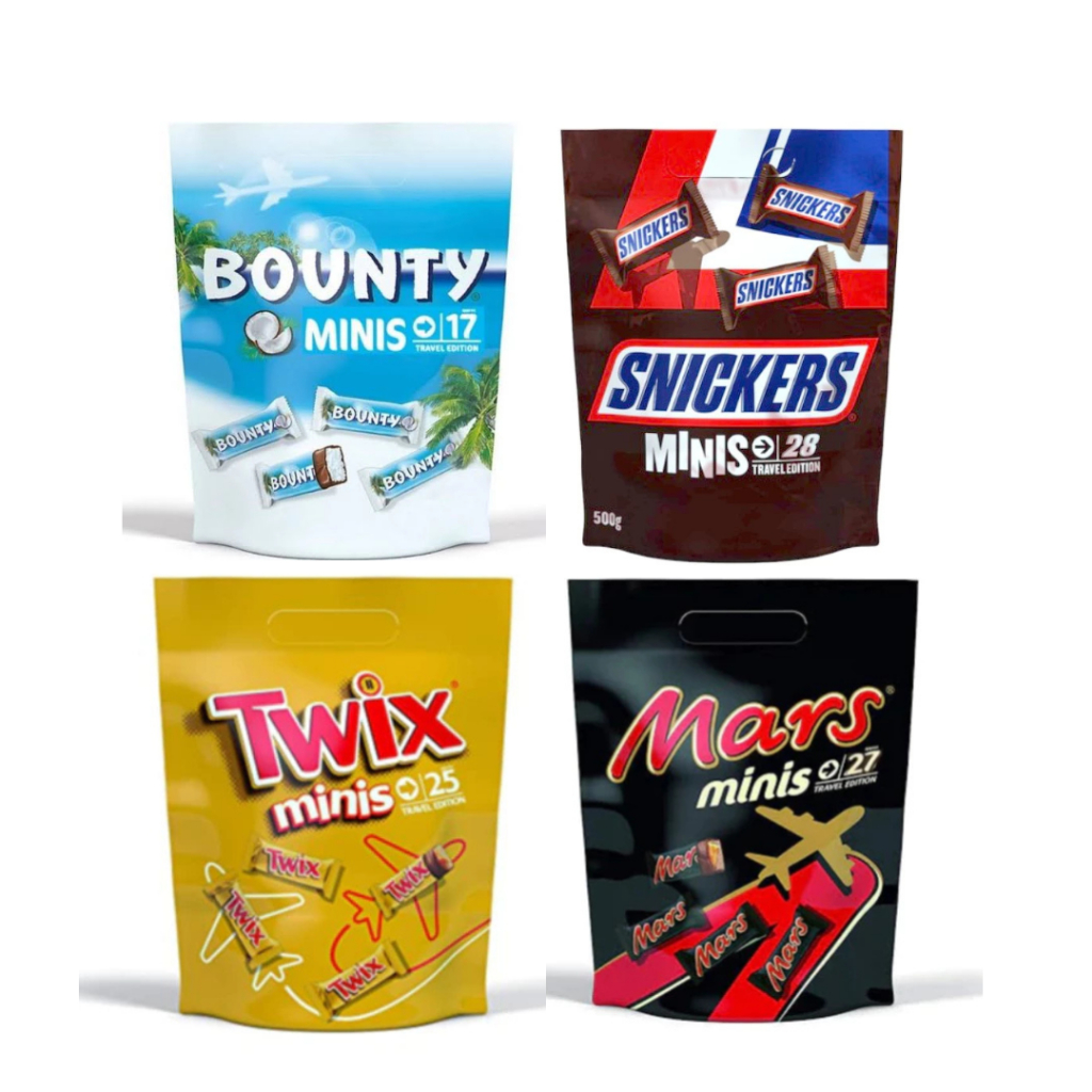 Chocolates Pouch Travel Edition 4 Brand (Mars/Snickers/Twix/Bounty ...