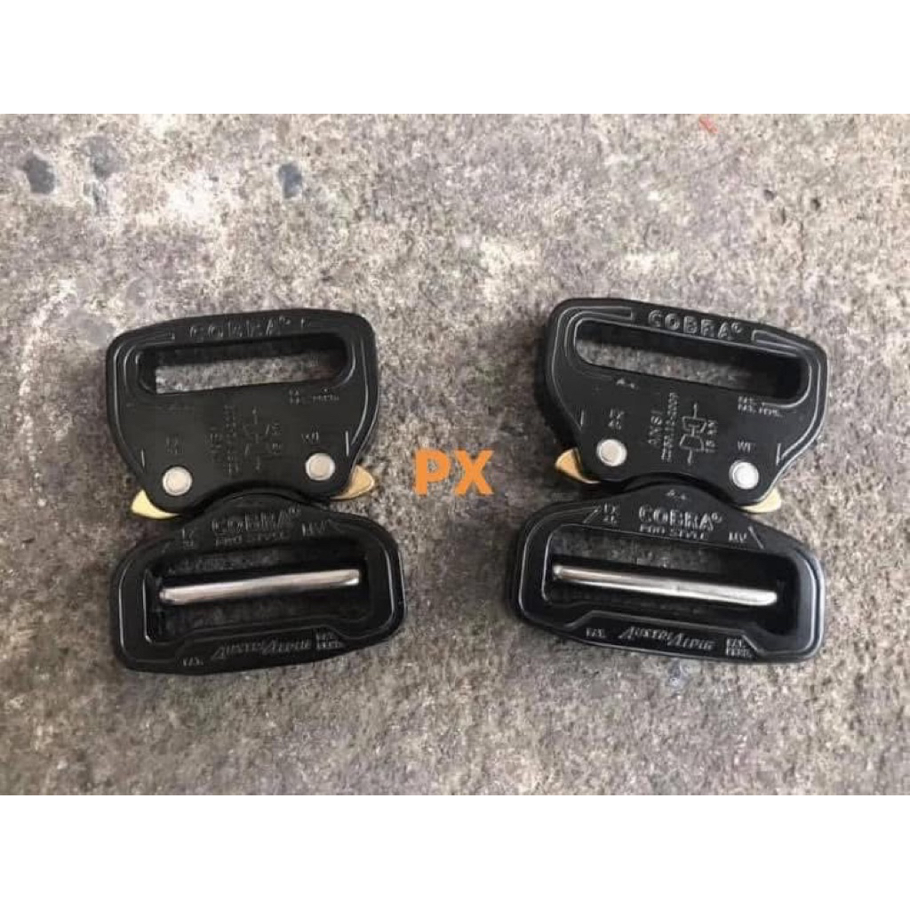 AustriAlpin D-RING COBRA® PRO STYLE 18 kN Aluminium Buckle หัวเข็มขัด ...