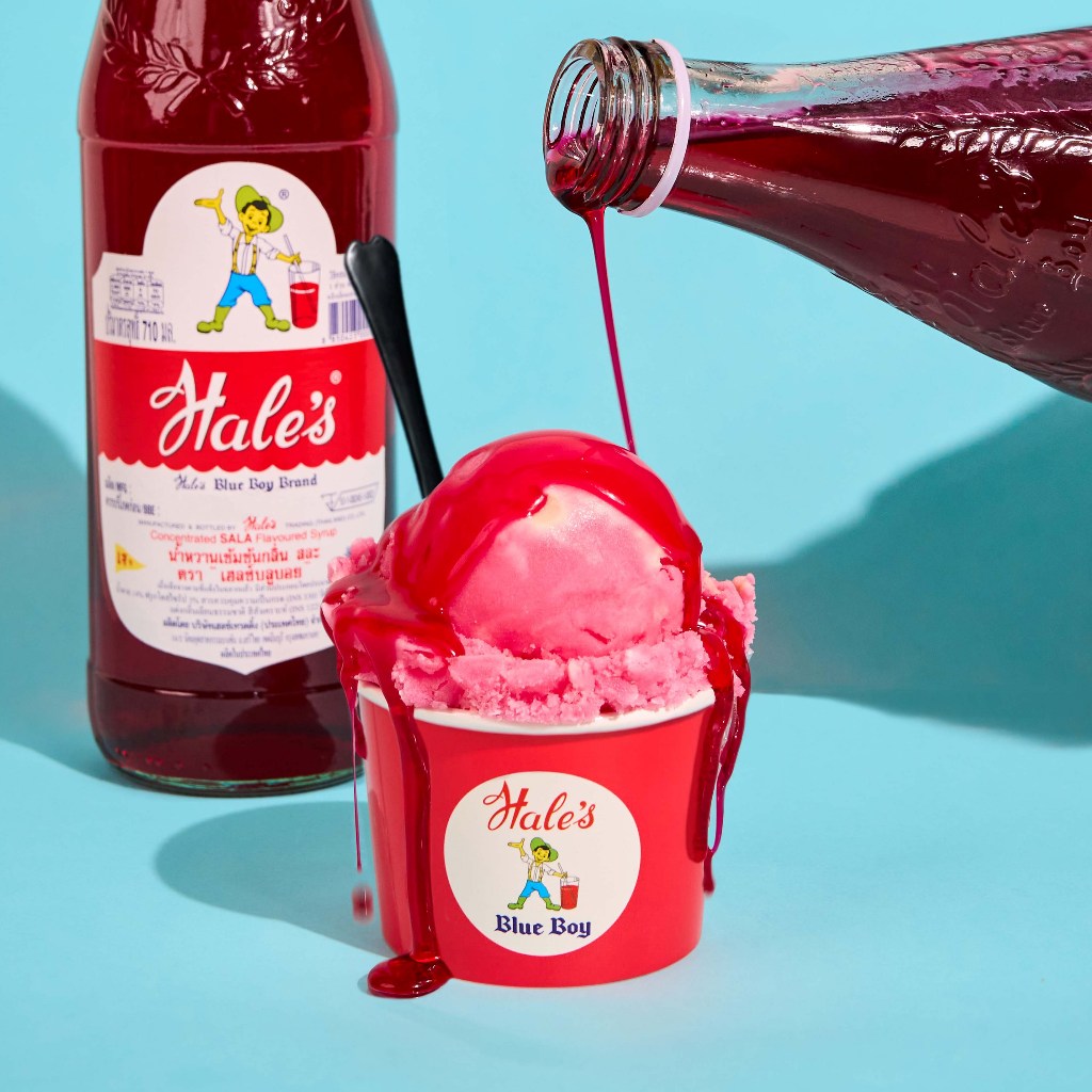 ไอศกรีม GussDamnGood เฮลบูลบอย Hale's Blue Boy (Sweet Ice) (Cup 85g ...