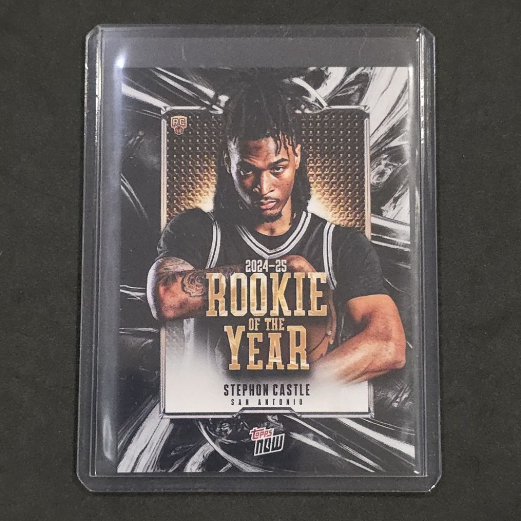 การ์ด Topps Now Stephon Castle Rookie of The Year 1ใบ | Shopee Thailand