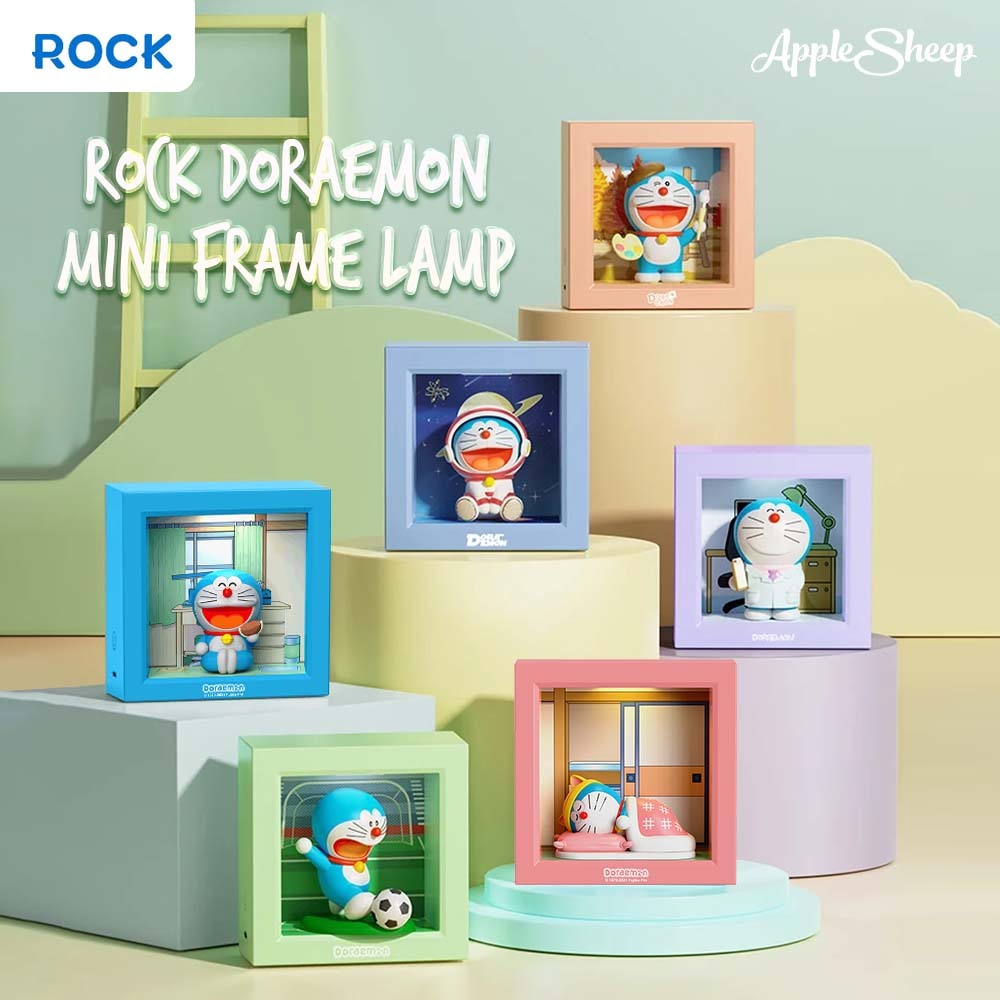 [Rock Doraemon Mini Frame Lamp] กรอบไฟโดราเอม่อน โคมไฟกลางคืน Night ...
