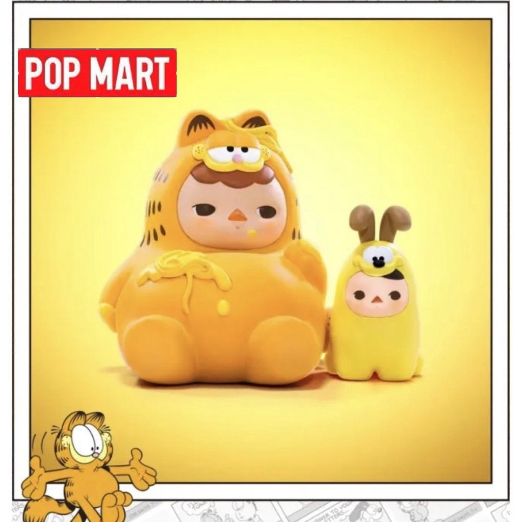 (พร้อมส่งจากไทย) ใช้โค้ดลดได้ ของแท้ POPMART Pucky X Garfield ขนาด ...