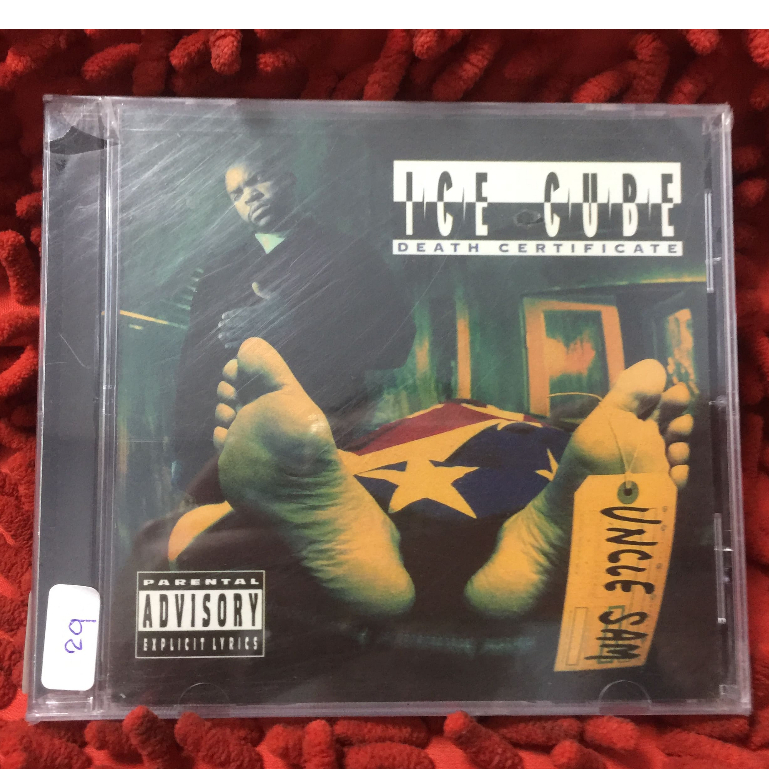 CD Ice Cube - Death Certificate สภาพตามรูปปก 38-39 | Shopee Thailand