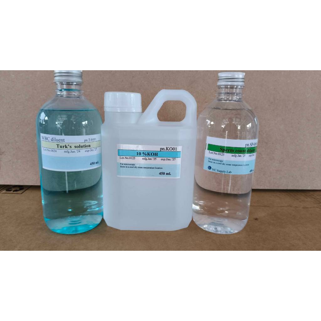 Sperm Count , TURK SOLUTION , WBC , RBC , PLT , 10%KOH , 30%KOH ...