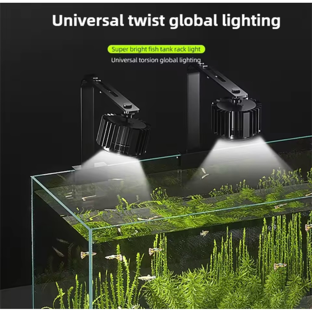 ไฟ Deyao ตู้ลำธาร ตู้ปลา ไม้น้ำ ซูมหดแสง RGB LED Reef Light ปรับแสงหรี่ ...