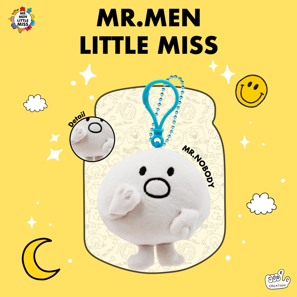 พวงกุญแจ Mr.Nobody (Mr.men and Little miss) | Shopee Thailand