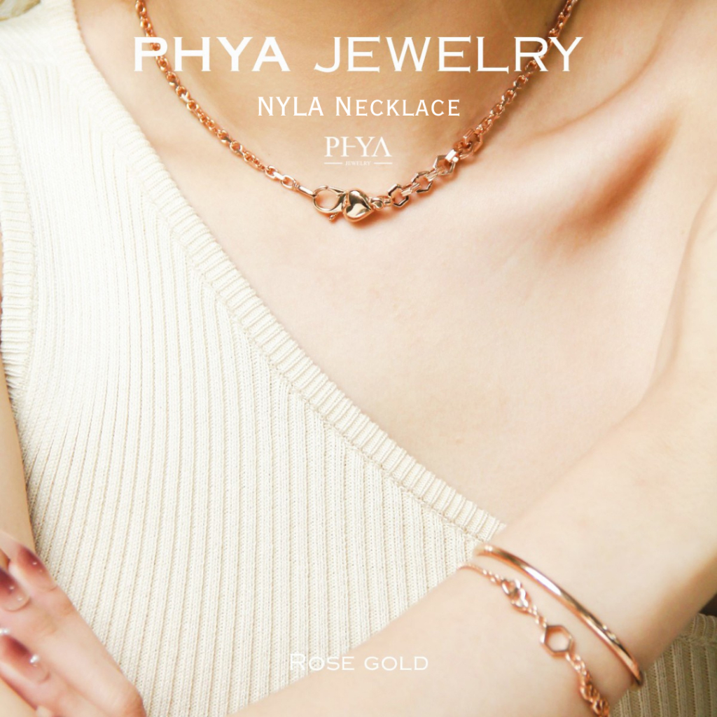 PHYA Nyla Necklace : สร้อยคอรุ่นไนล่า | Shopee Thailand