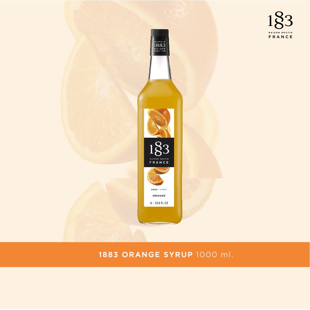 1883 Syrup น้ำเชื่อมกลิ่นส้ม 1000 มล. (1883 ORANGE SYRUP 1000 ml ...