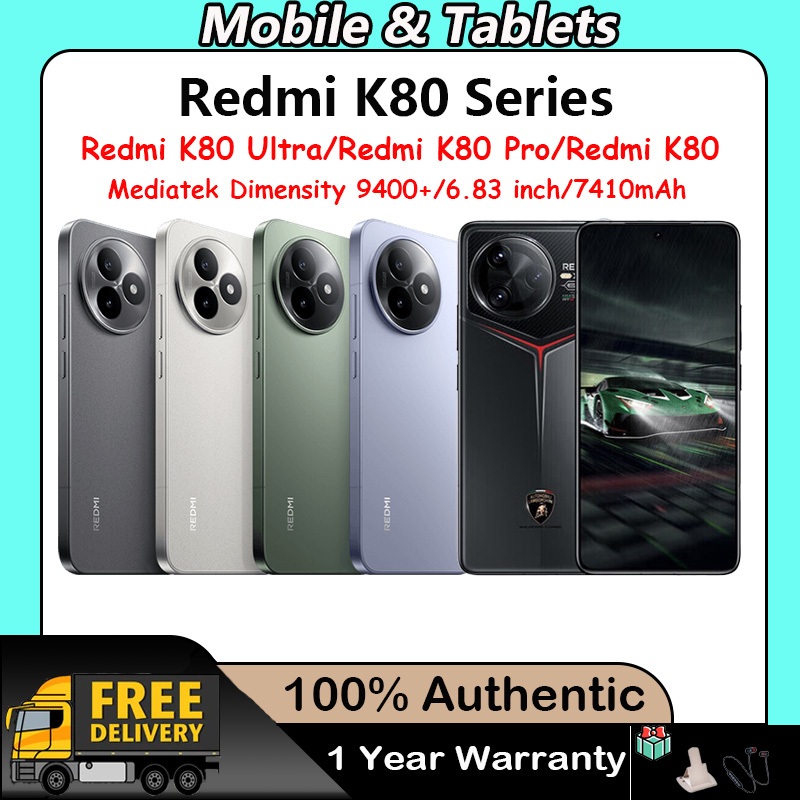 Xiaomi Redmi K80 Ultra Dimensity 9400+ Redmi K80 Pro Snapdragon 8 Elite Redmi K80 Snapdragon 8 ...