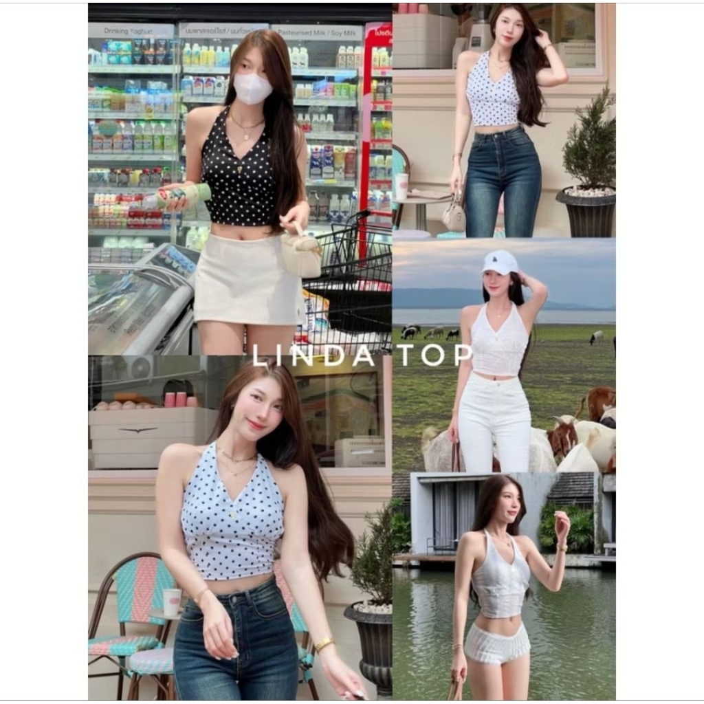 Feelfree.bkk Linda Top (490.-) | Shopee Thailand