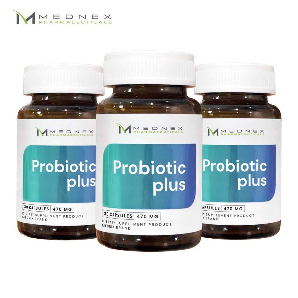 [แพ็ค 3 ขวด สุดคุ้ม] โปรไบโอติก พลัส เมดเน็กซ์ Probiotic plus MEDNEX โปรไบโอติกพลัส 5,000 ล้าน ...