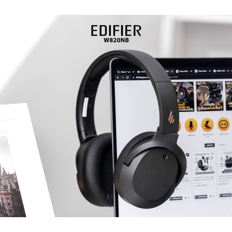 หูฟังกีฬา EDIFIER W220T แท้ 100% ต่อบลูทูธ 5.3 ตัดเสียงรบกวน ปรับเสียง ...