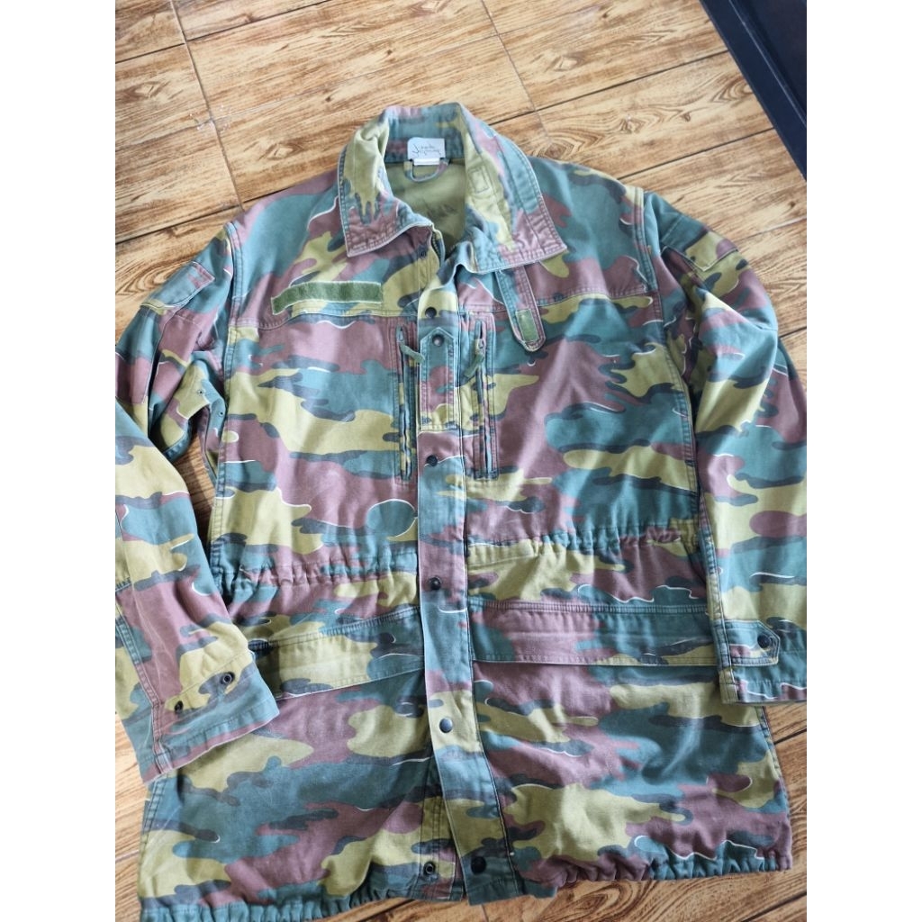 เสื้อแจ็คเก็ตทหารBelgium 90s OLDSCHOOL Belgian M90 Jigsaw Puzzle Camo ...